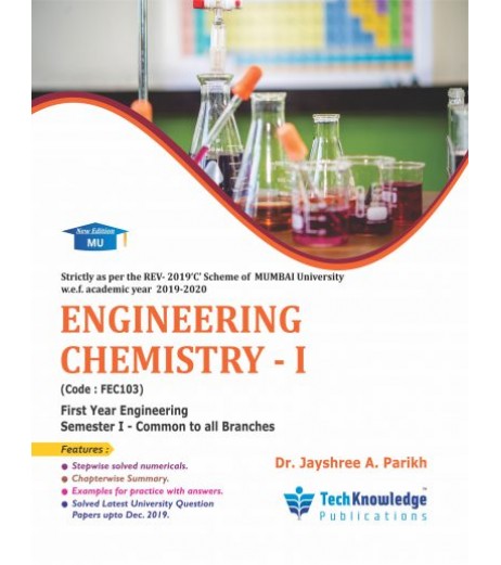 Engineering Chemistry 1 First Year Sem 1 Techknowledge Publication - Dr ...