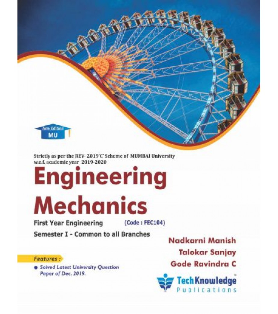 Engineering Mechanics First Year Sem 1 Techknowledge Publication ...