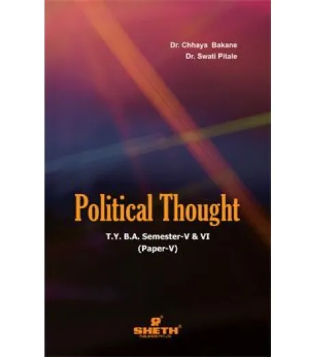 Political Thought Paper-V T.Y.B.A.Sem 5 Sheth Publication - Dr,Chaaya ...