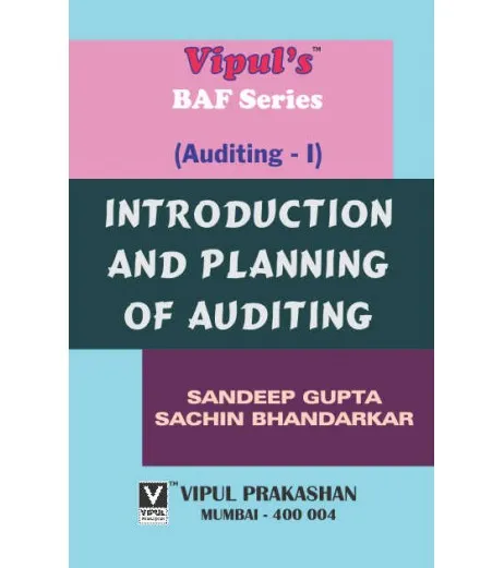 Auditing-II Introduction and Planning FYBAF Sem 2 Vipul Prakashan ...