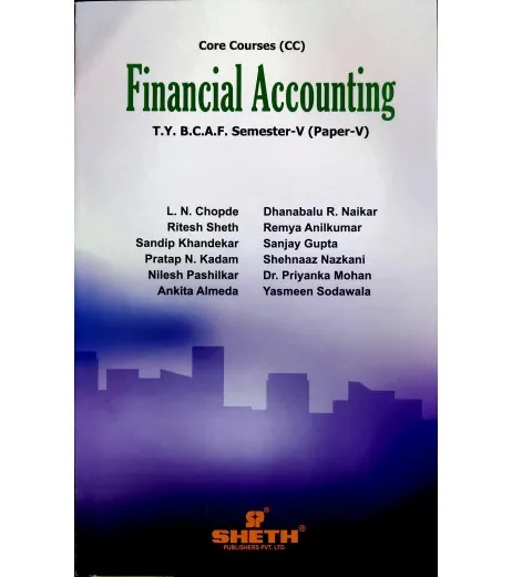 Financial Accounting (Paper-V) TYBAF Sem 5 Sheth Publication - Chopde ...