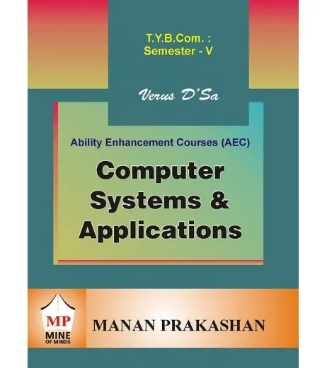 Computer System And Application Tybcom Sem 5 Manan Prakashan Verus Dsa 8551