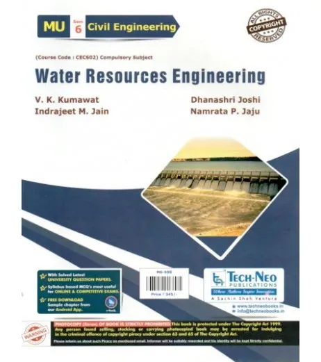 Buy Water Resources Engineering Sem 6 Civil Engg TechNeo books Online ...