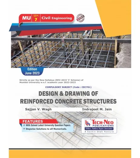 Design and Drawing of Reinforced Concrete Structures Sem 7 Civil Engineering Tech-Neo ...