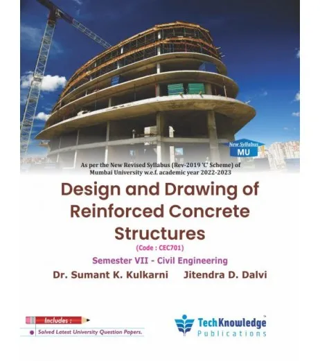 Design and Drawing of Reinforced Concrete Structures Sem 7 Civil Engineering Techknowledge ...