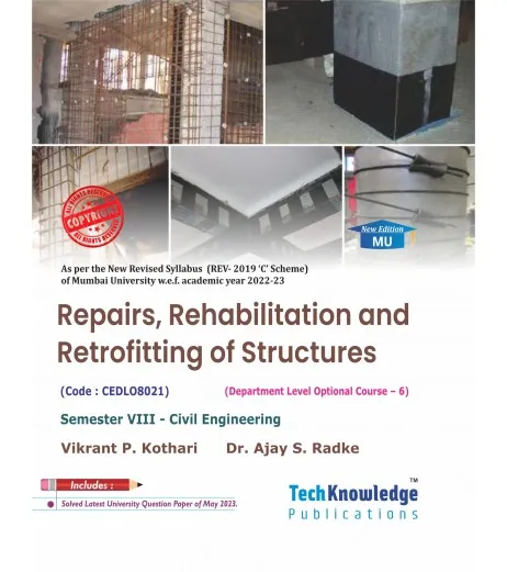 Buy Repairs, Rehabilitation and Retrofitting of Structures Sem 8 Civil ...