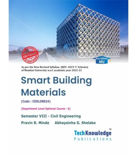 Buy Smart Building Materials Sem 8 Civil Engineering Techknowledge ...
