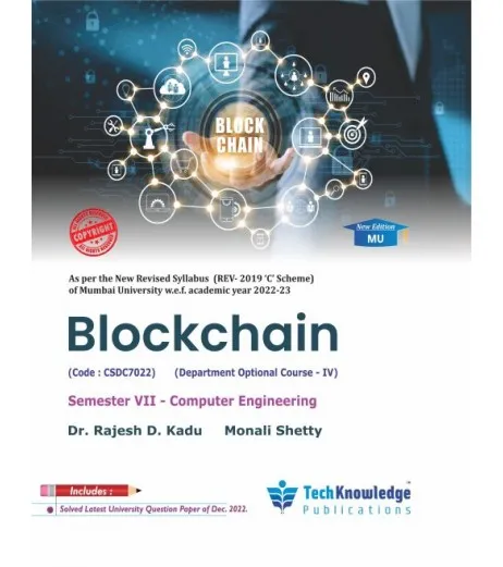 Blockchain Sem 7 Computer Engineering Techknowledge Publication | Mumbai University - Dr. Rajesh ...