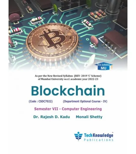 Blockchain Sem 7 Computer Engineering Techknowledge Publication | Mumbai University - Dr. Rajesh ...