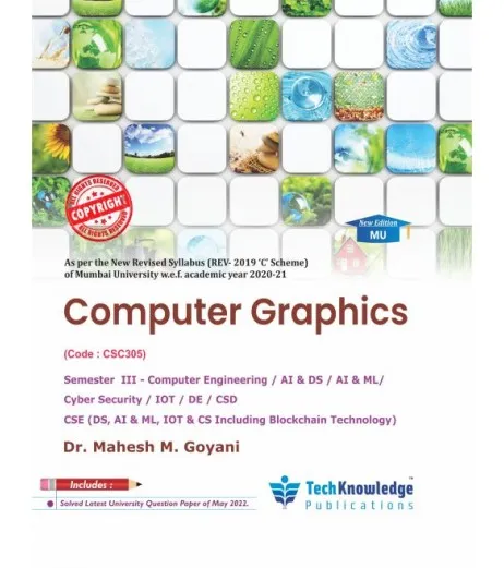 Computer Graphics Second Year Sem 3 Computer Engg Techknowledge Publication - Dr. Mahesh M Goyani