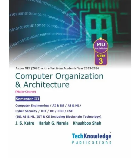 Computer Organization and Architecture Sem 3 Computer Engg Techknowledge Publication | NEP 2020