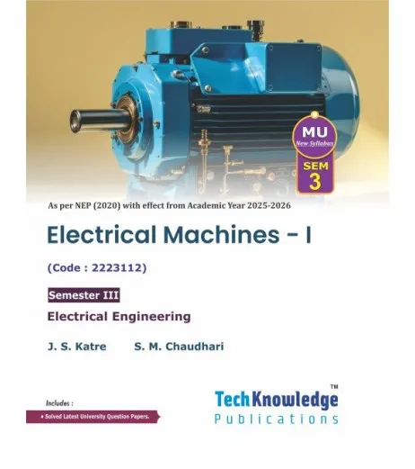 Buy Electrical Machine-I Sem 3 Electrical Engineering | Tech-knowledge books online from Schoolchamp