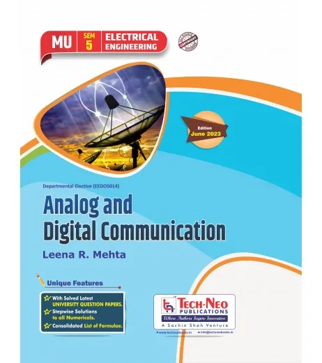 Analog and Digital Communication Sem 5 Electrical Engineering | Tech-Neo Publication | Mumbai ...