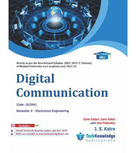 Digital Communication Sem 5 Electronics Engineering | Techknowledge Publication | Mumbai ...