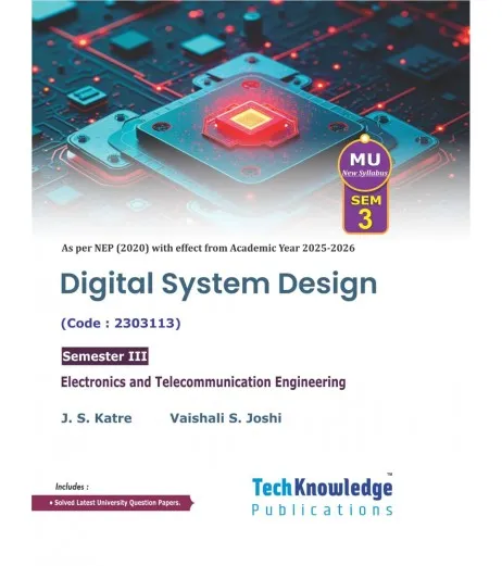 Digital System Design Sem 3 E and TC Engineering | Techknowledge Publication | Mumbai University ...