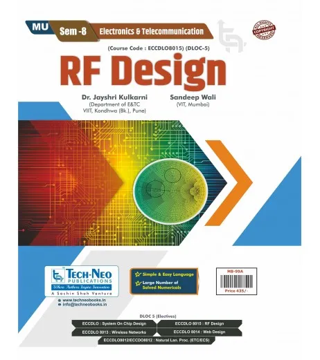 RF Design Sem 8 E &TC Engineering Techneo Publication | Mumbai ...