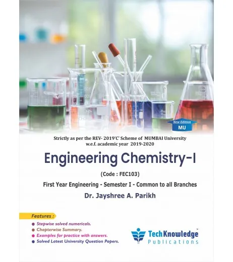 Engineering Chemistry 1 First Year Sem 1 Techknowledge Publication - Dr ...