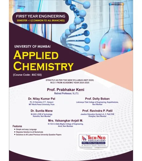 Applied Chemistry-1 First Year Engineering Sem 1 TechNeo Publication ...
