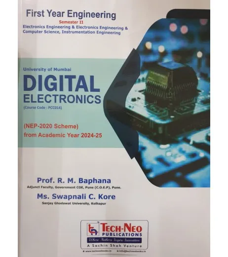 Digital Electronics First Year Sem 2 Engineering TechNeo Publication | Mumbai University
