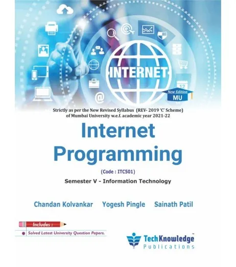 Internet Programming Third Year Sem 5 IT Engg Techknowledge Publication | Mumbai University ...