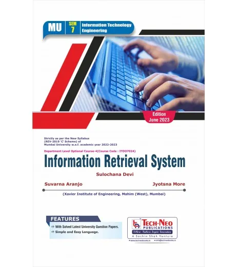 Information Retrieval System Sem 7 IT Engg TechNeo Publication | Mumbai ...