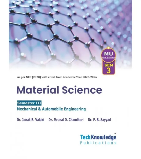Buy Materials Science Sem 3 Mechanical Engineering Techknowledge Publication books | Mumbai ...