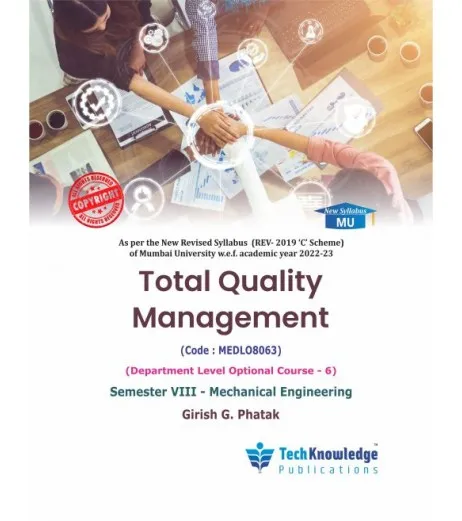 Total Quality Management Sem 8 Mechanical Engineering Techknowledge ...