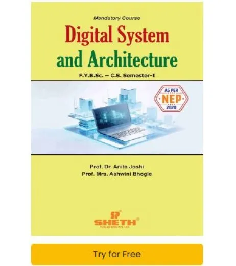 Digital System and Architecture Sem 1 FYBsc-Computer Science | Sheth Publication | Mumbai ...