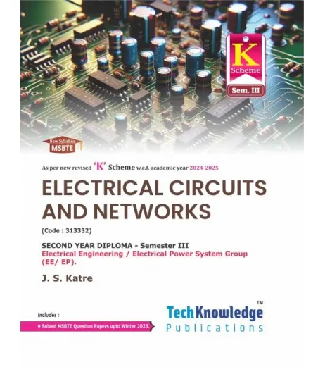 Electrical Circuits And Network MSBTE Diploma Sem 3 Electrical Engineering Techknowledge ...