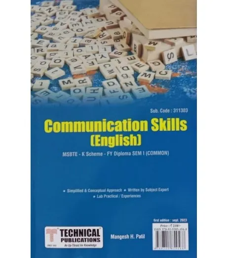 Communication Skills English K Scheme MSBTE First Year Sem 1 Technical ...