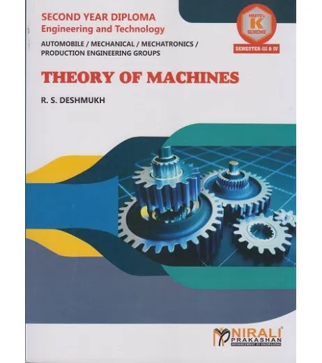 Nirali Theory Of Machines MSBTE K schedule Diploma sem 3 Sem 4 ...