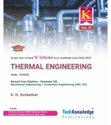 Thermal Engineering MSBTE K Scheme Diploma Sem 3 Mechanical Engineering Techknowledge ...