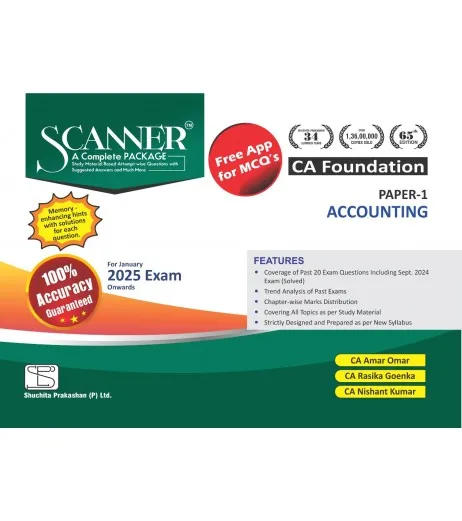 Scanner CA Foundation Paper-1 Accounting | Latest Edition - CA Amar ...