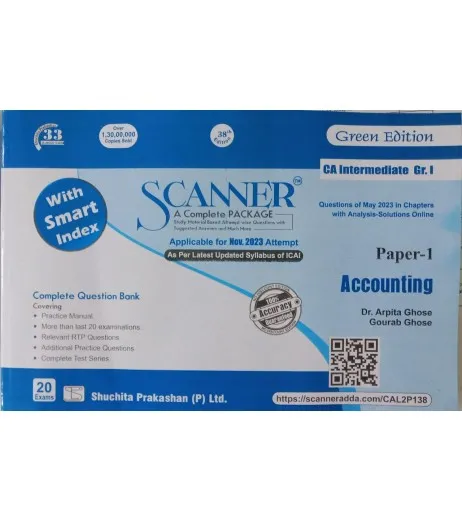 Scanner CA Inter Group I New Syllabus Paper-1 Accounting | Applicable ...