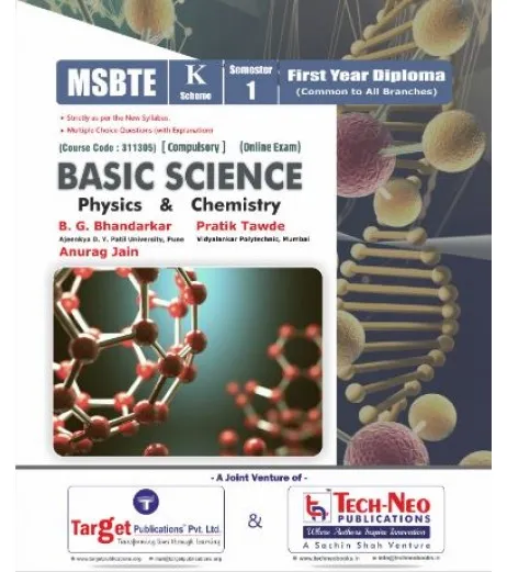 Basic Science K Scheme MSBTE First Year Sem 1 TechNeo Publication - BG Bhandarkar