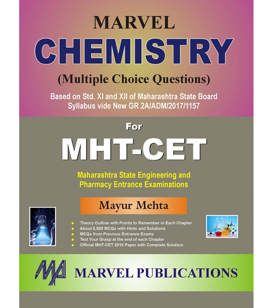 Marvel Chemistry MHT CET | Latest Edition - Mayur Mehta