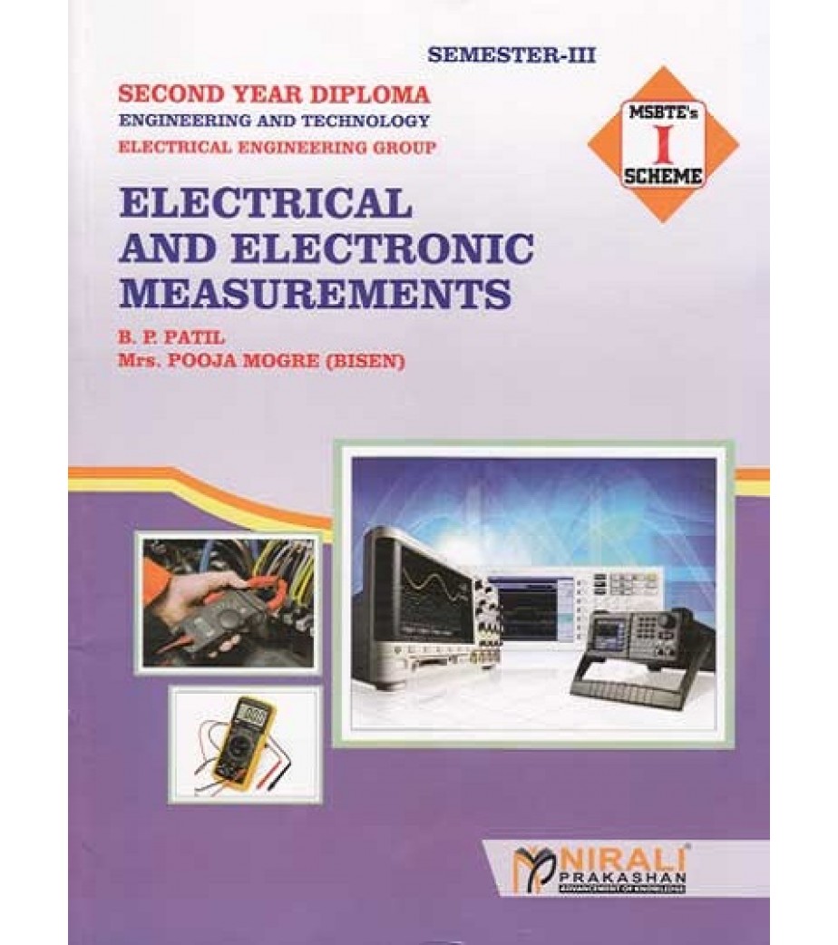 Nirali Electrical And Electronic Measurements MSBTE Second Year Diploma Sem 3 Electrical ...