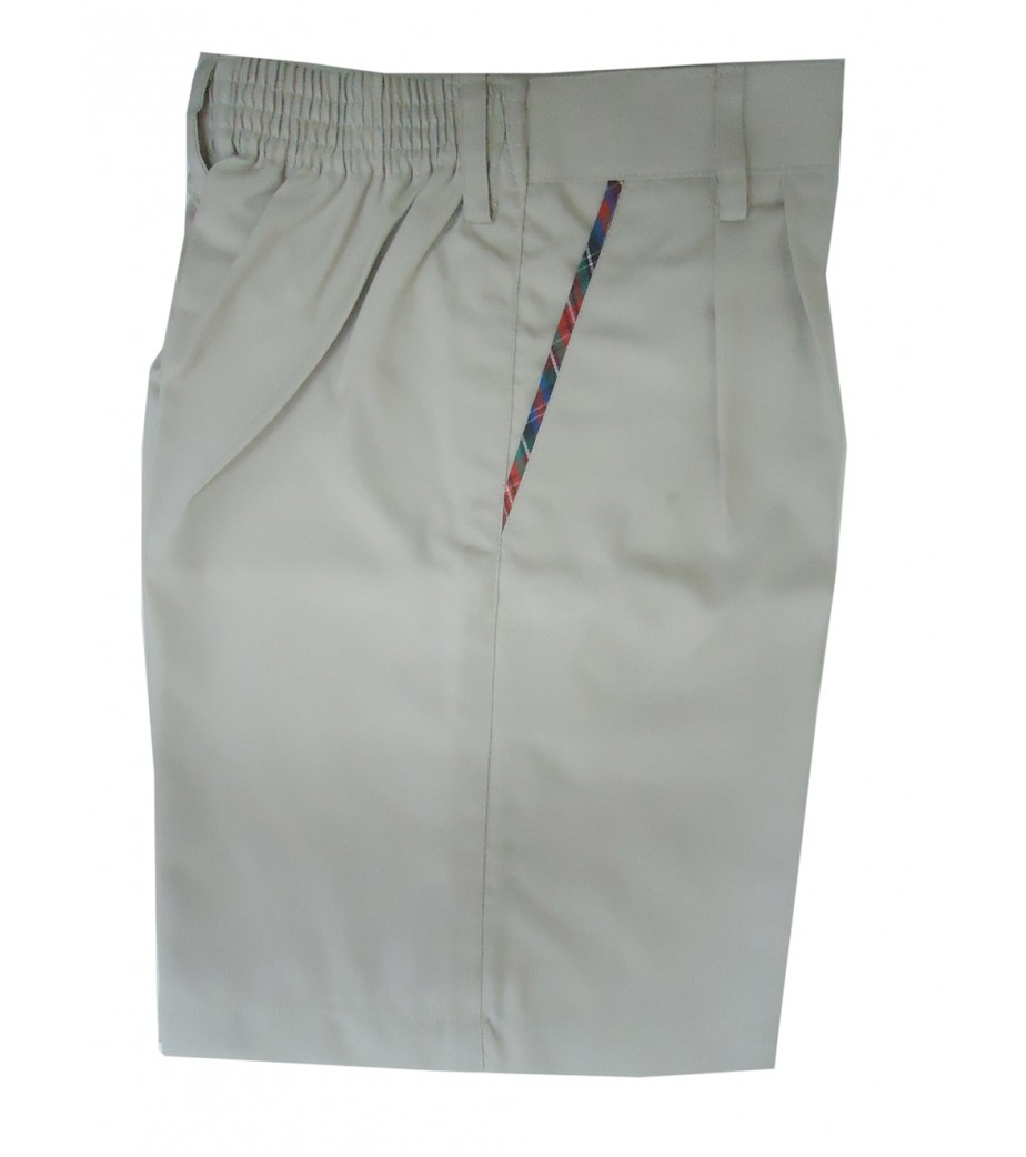 DAV School Uniform Half Pant for Boys (Beige) - DAV Uniform