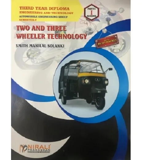 Nirali Two And Three Wheeler Technology MSBTE Third Year Diploma Sem 5 Automobile Engineering ...