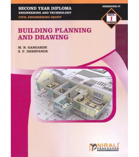 Nirali Building Planning And Drawing MSBTE Second Year Diploma Sem 4 ...