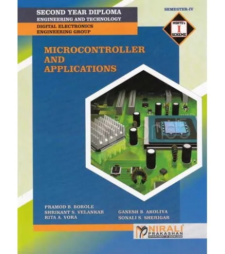Nirali Microcontroller And Applications MSBTE Second Year Diploma Sem 4 ...