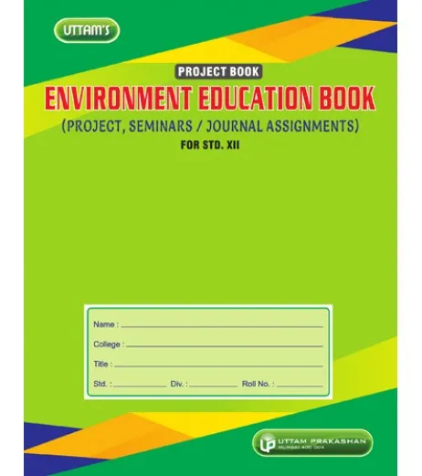 Buy Uttam Environment Education Project Book Std 12