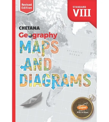 Chetana Geography Maps and Diagram Std 8 | SchoolChamp