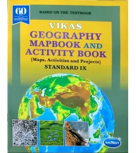 Chetana Geography Maps and Diagram Std 9 - Chetana