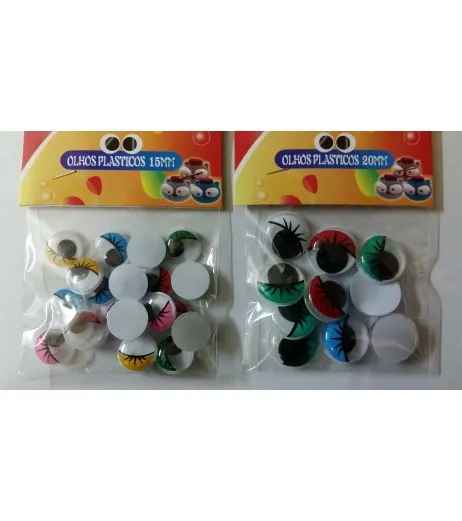 Googly Eyes Colored 20mm 10 pcs - Generic