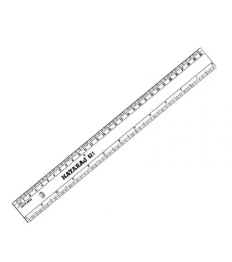 Nataraj Transparent Scale 30 cms - Natraj