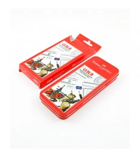Faber Castell GR8 Mathematical Drawing Instrument Box - Faber-Castell