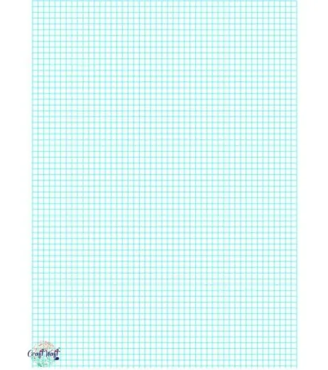 Graph Paper 2mm 100 sheets Pack of 1 - Craftwart
