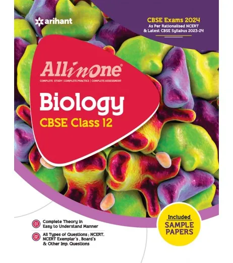 Arihant CBSE All in One Biology Guide Class 12 |for 2024 examination