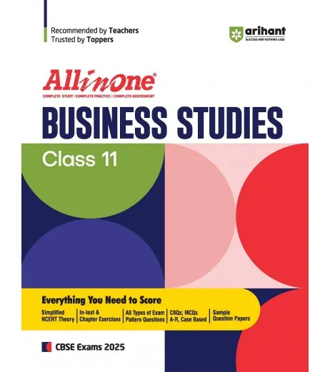 Buy Online All in One Business Studies Guide Book for CBSE Class 11 ...